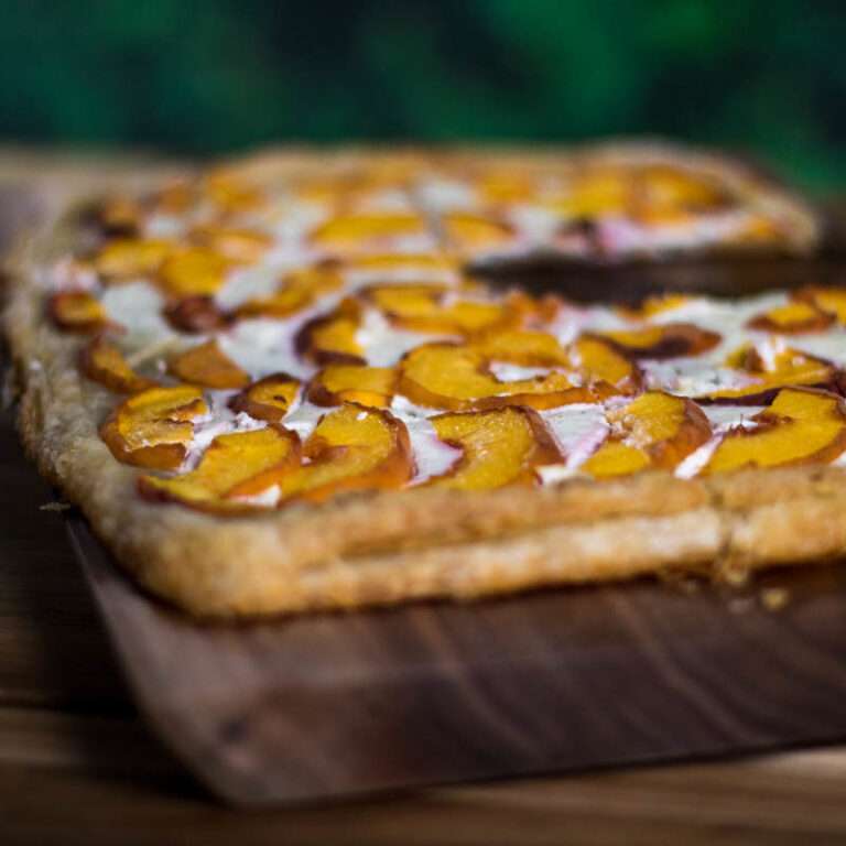 Pot Lunch Episode #59 Cannabis-infused Peach Tart